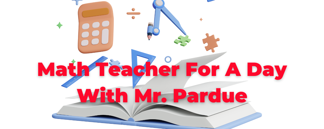 Math Teacher for a Day with Mr. Pardue | bluejeanball24 | Bi ...