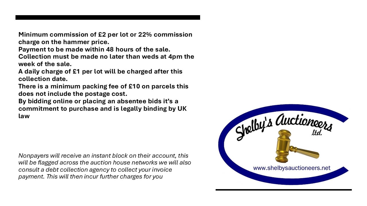 ONLINE TIMED CLEARANCE SALE BIDS STARTING AS LOW AS £1 – Shelbys ...