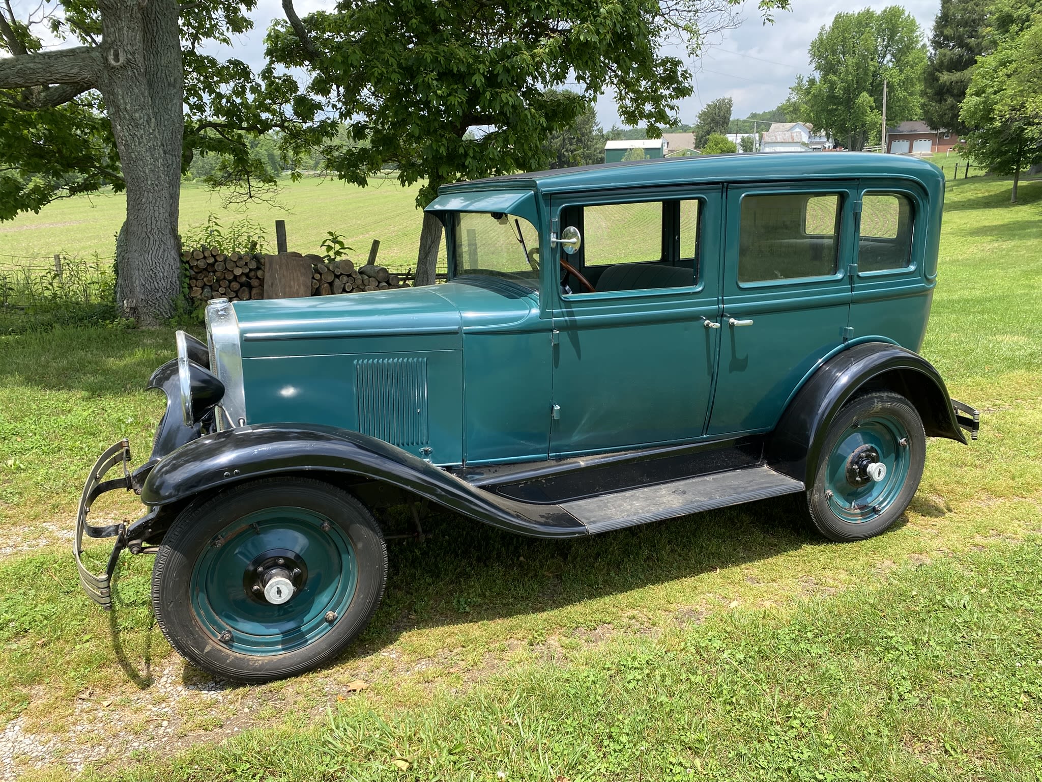 Runs/Drives 1929 Chevy Series AC Car w/Vinyl Top 6 Cyl. | Burns Auction ...