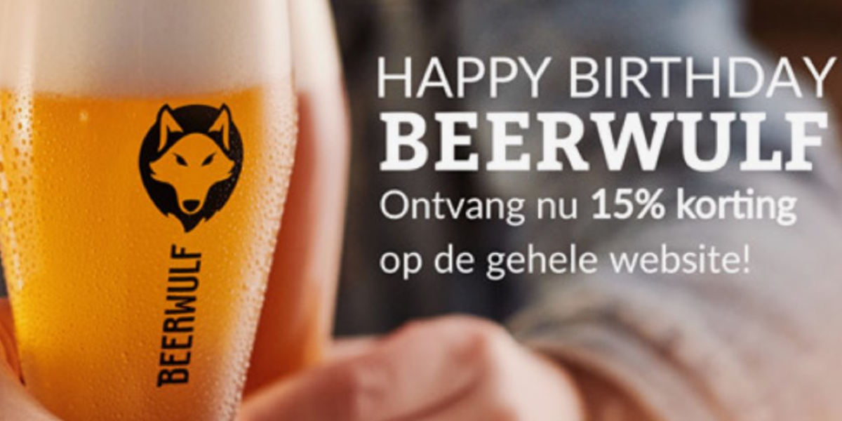 Beerwulf viert tweede verjaardag met 15% korting