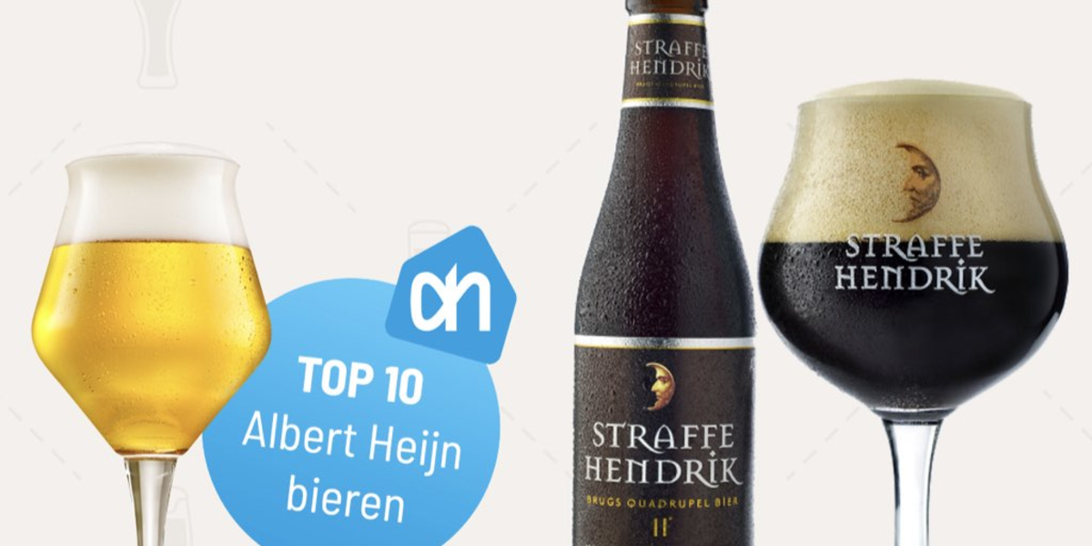 De meeste gewaardeerde bieren van Albert Heijn