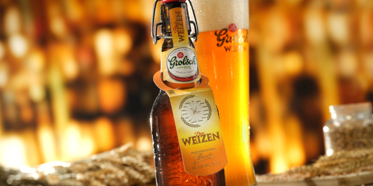 Grolsch Puur Weizen in de beugelfles