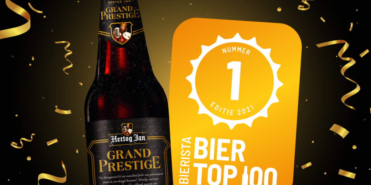 Hertog Jan Grand Prestige nummer 1 in Bierista Bier Top 100
