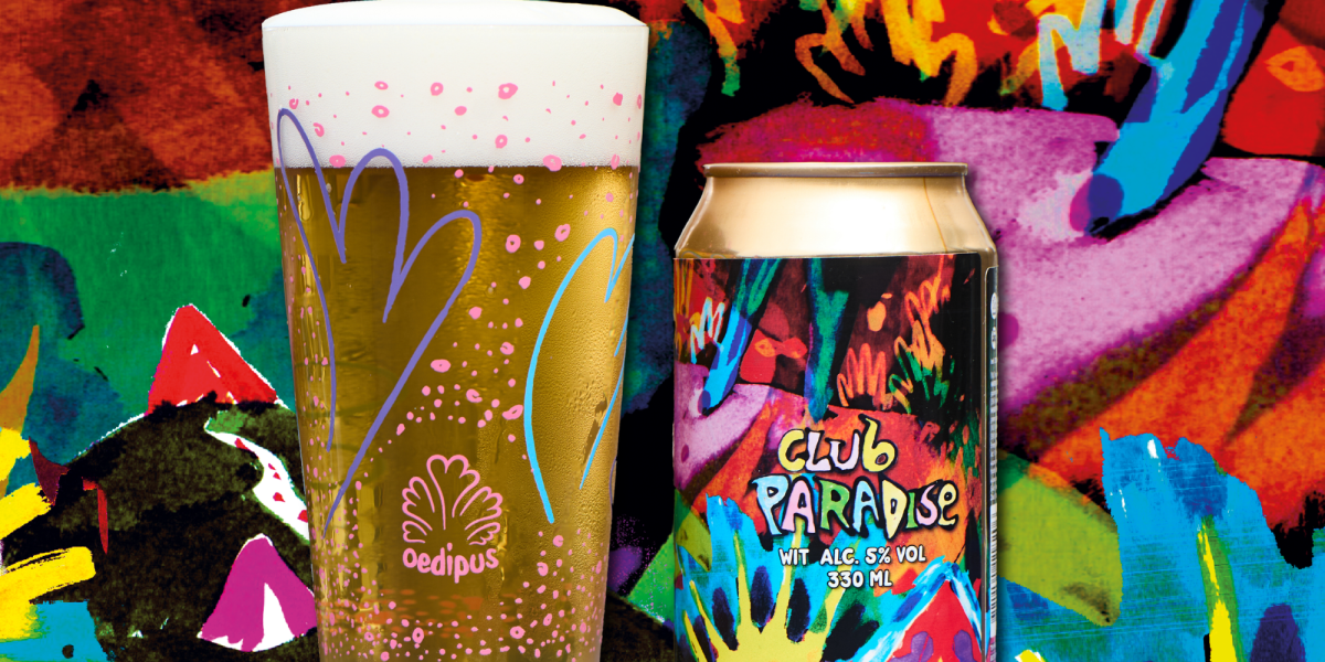 Oedipus en Lowlands lanceren nieuw Witbier: Club Paradise