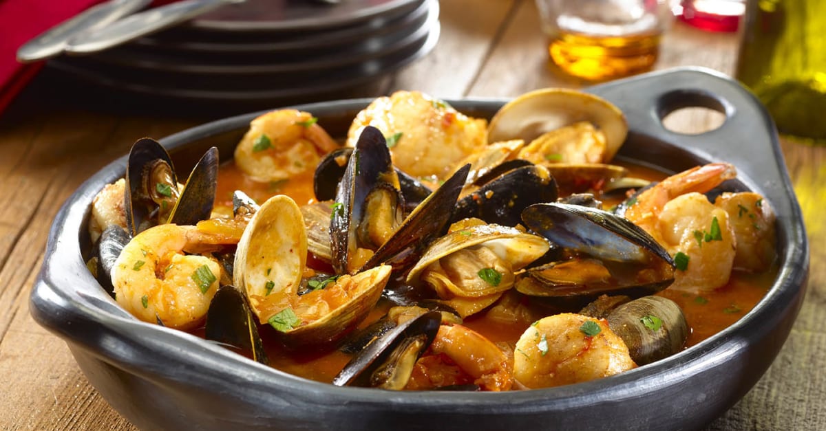 Mejores cazuelas de pescado y marisco a domicilio | Billionhands