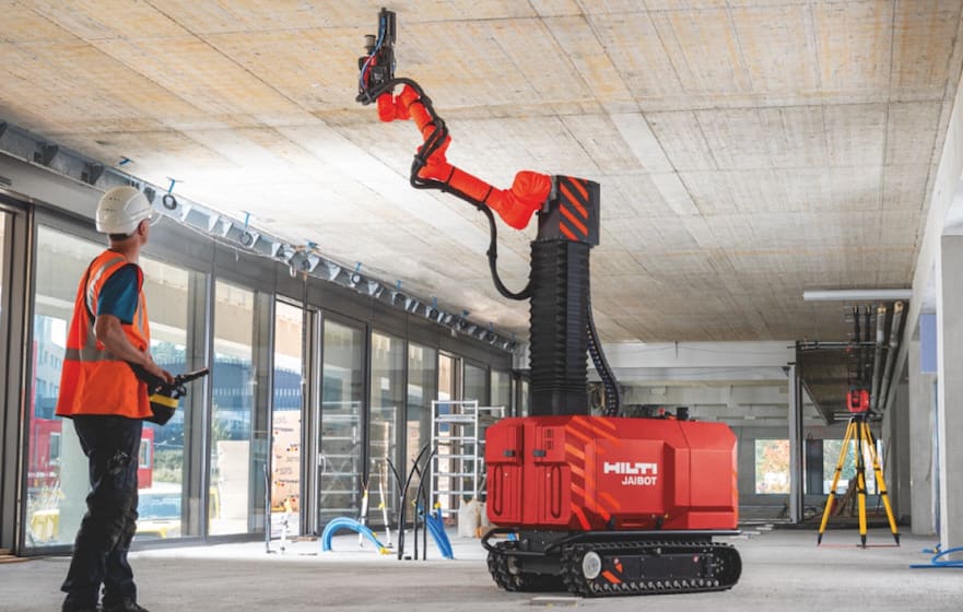 Hilti launches overhead drilling robot | BIM+