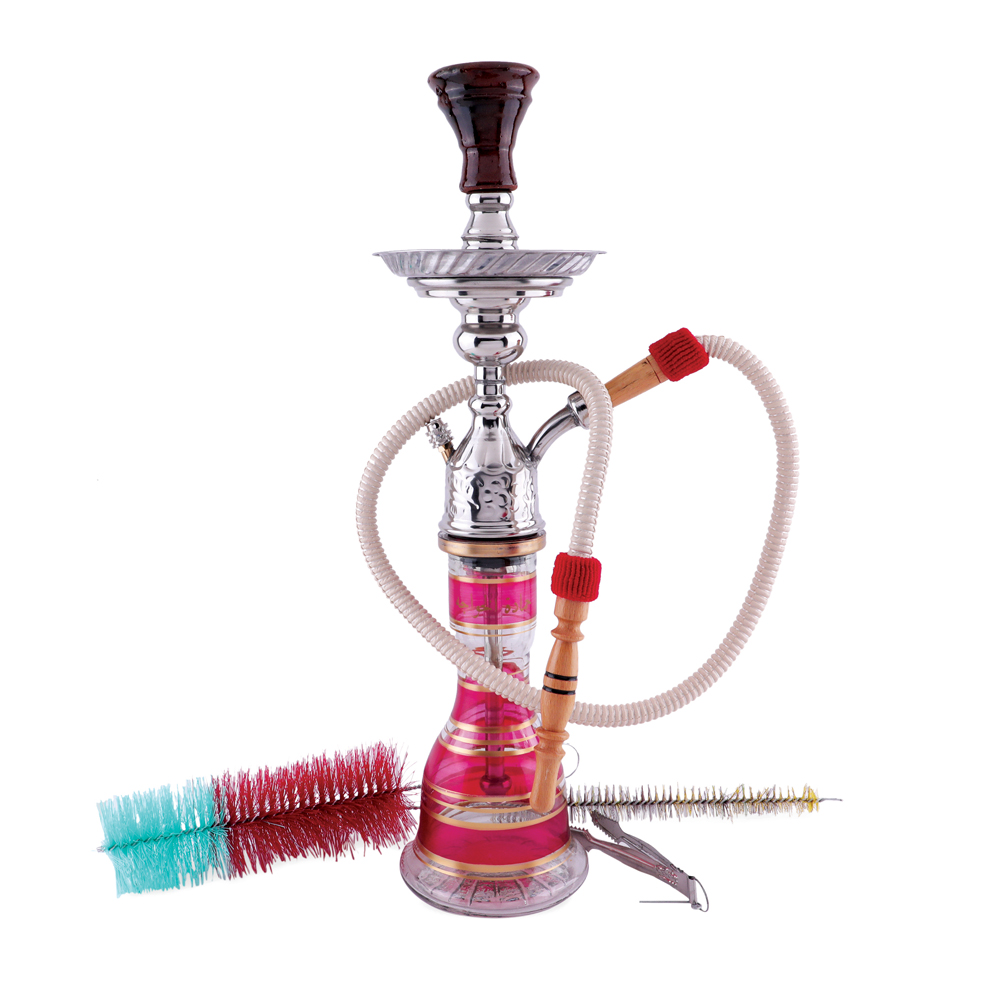 Hamada El Khawaga Metal Shisha - Silver Color