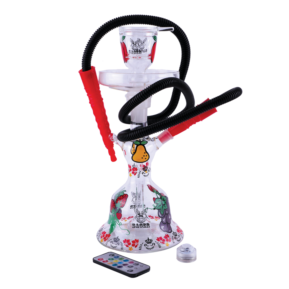 Sager Glass Shisha - Fruity Design