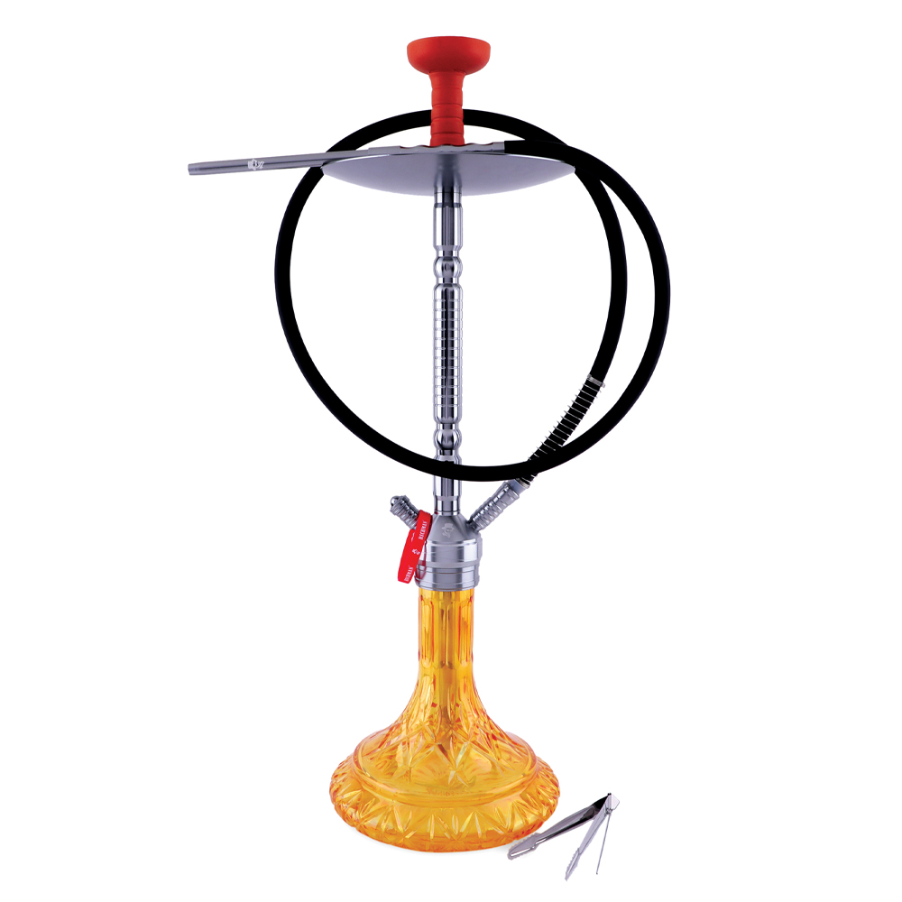 RichMan Stainless Steel Shisha - Yellow Vase