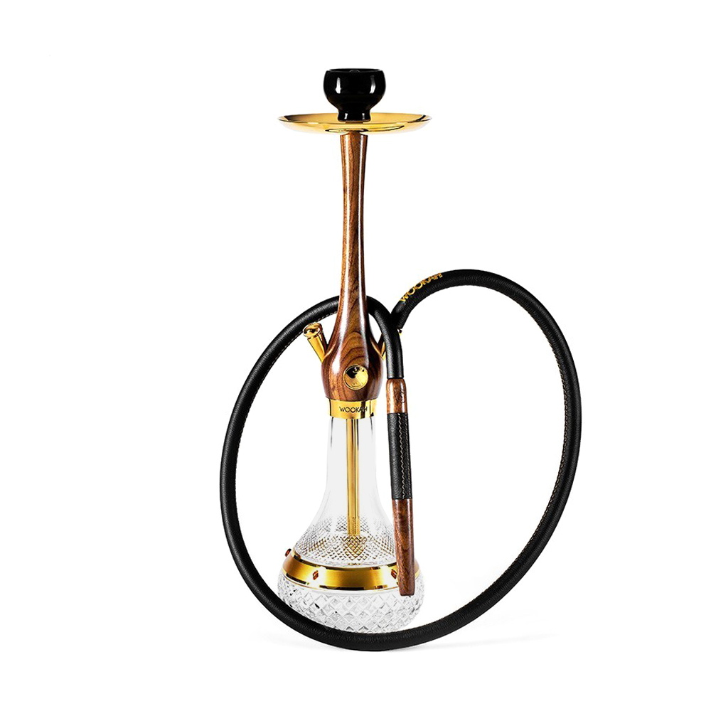 WOOKAH 24K Gold-Plated Amber Gold Walnut - Full Set