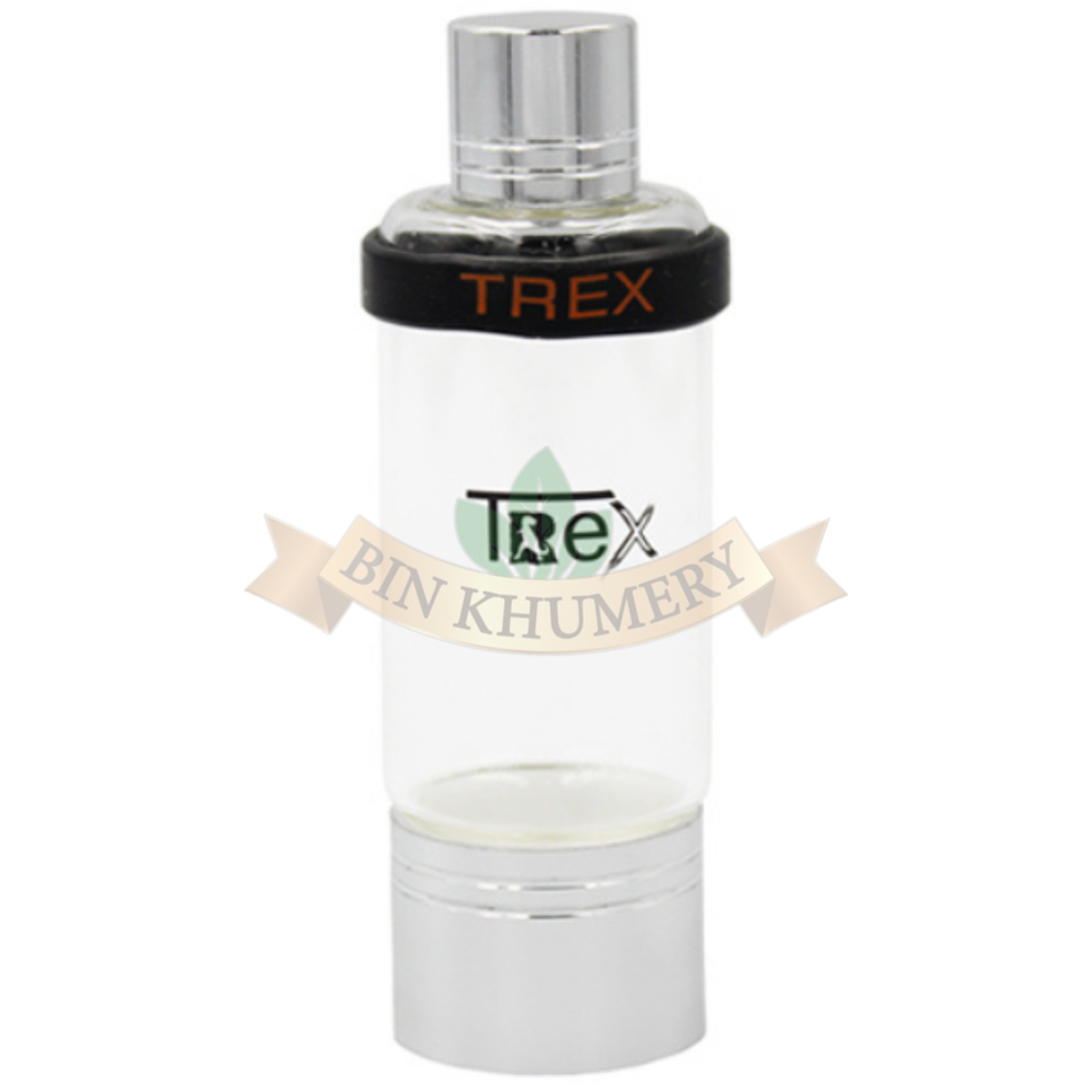 Trex Glass Bottle - Silver