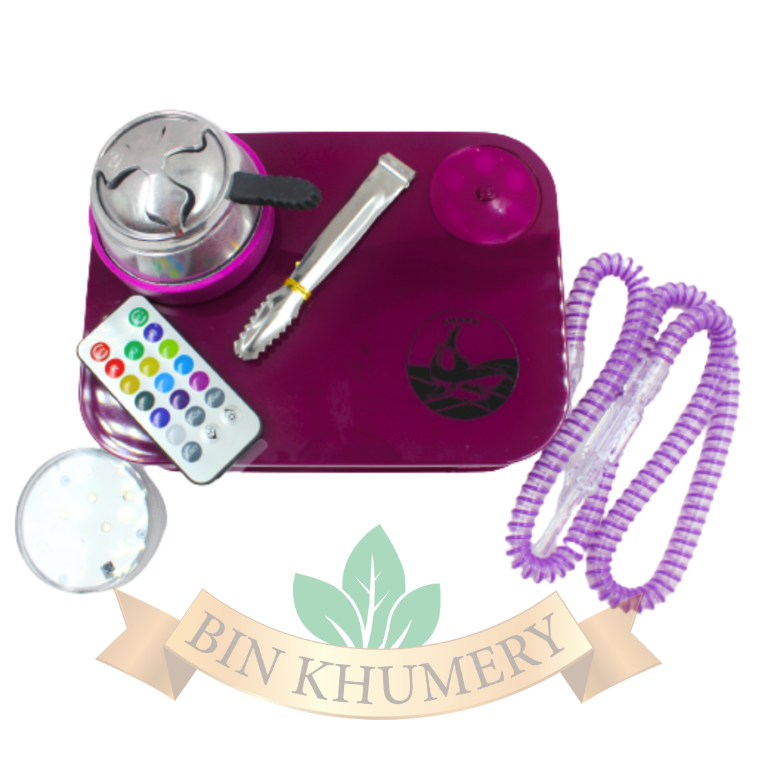 Shark Flat Shisha- Purple- 384