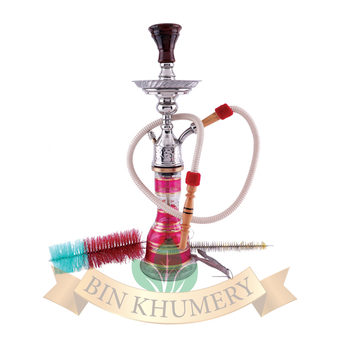 Hamada El Khawaga Metal Shisha - Silver Color- 325
