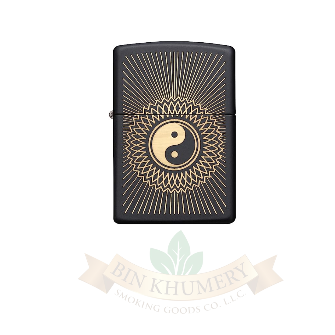 Zippo Yin Yang Black Matte Design Zippo Lighter