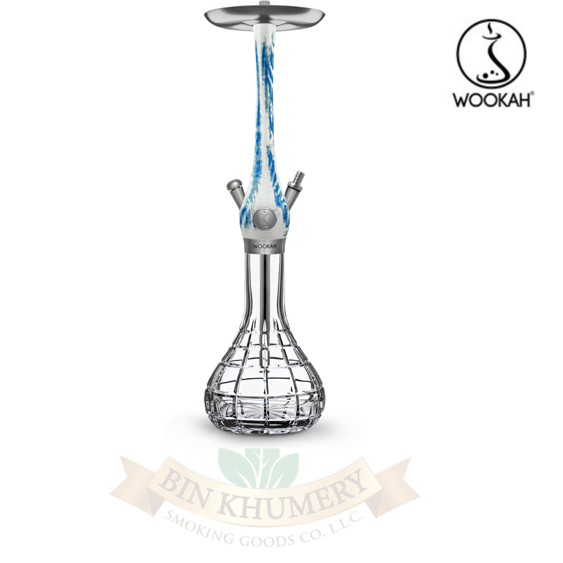 Shisha Wookah ARCTIC BLUE,vase Squares