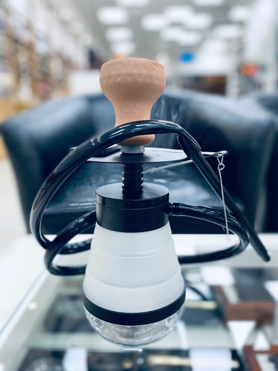 SIGNTURE SILICONE TRAVEL SHISHA-WHITE