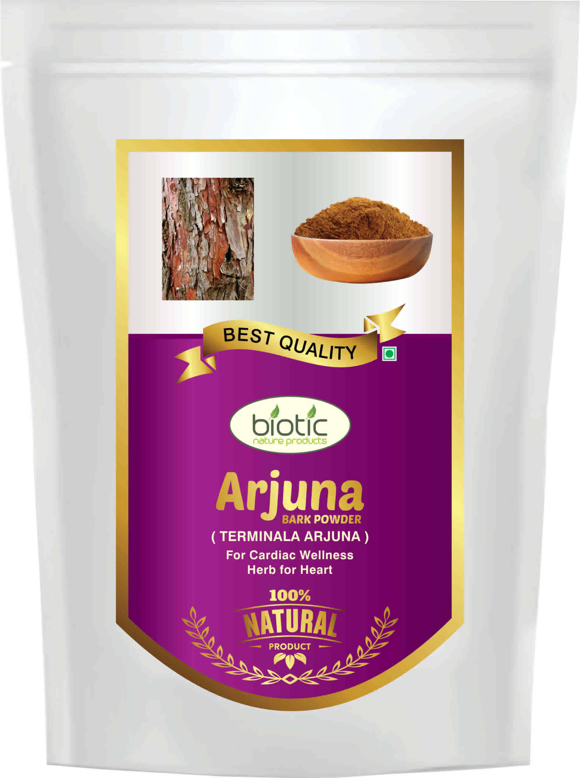 Buy Biotic Arjuna Bark Powder Online at Best Price | Ayurvedic Powder ...