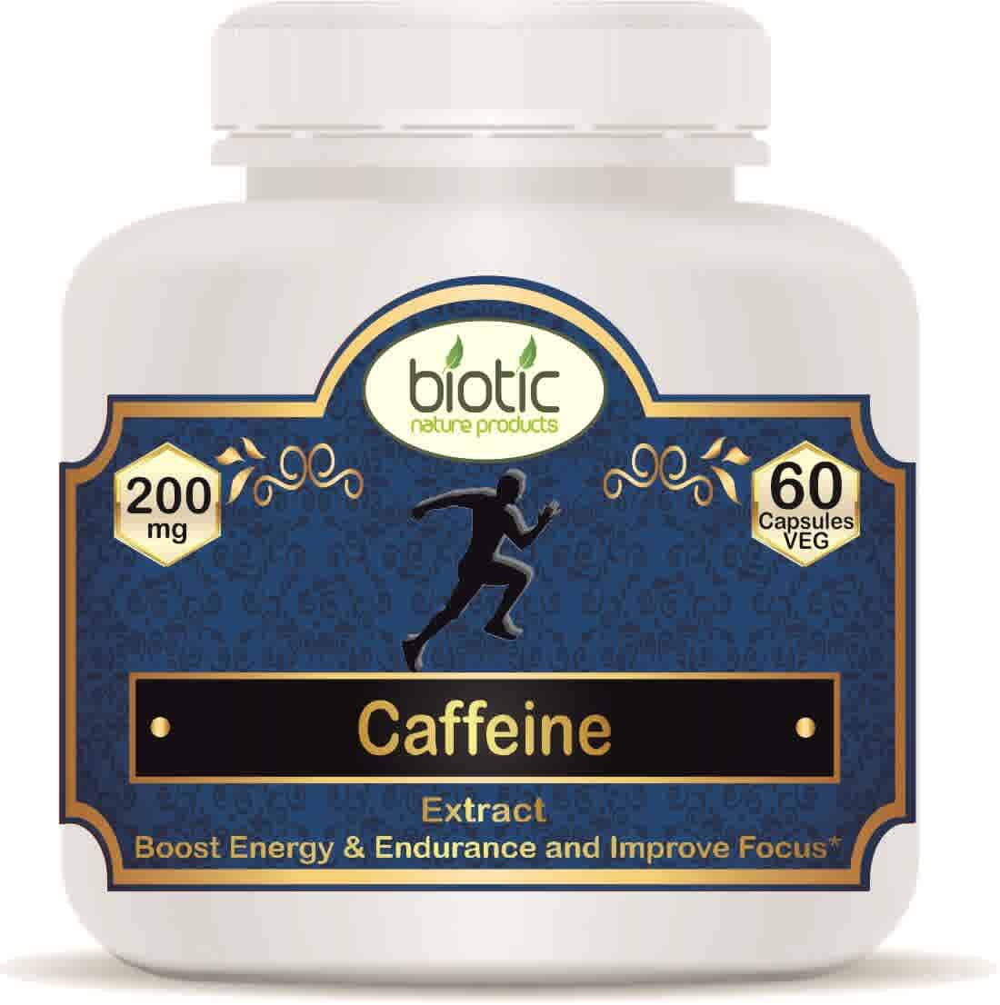 Natural Caffeine Extract Capsules ( एन-कैफीन कैप्सूल ) | Biotic Nature ...