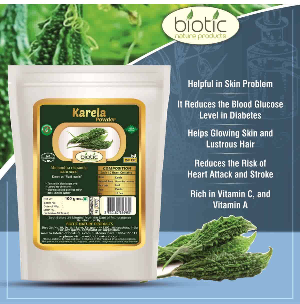 Buy Biotic Kareka Powder Online | Ayurvedic Powder for Lowers Blood ...