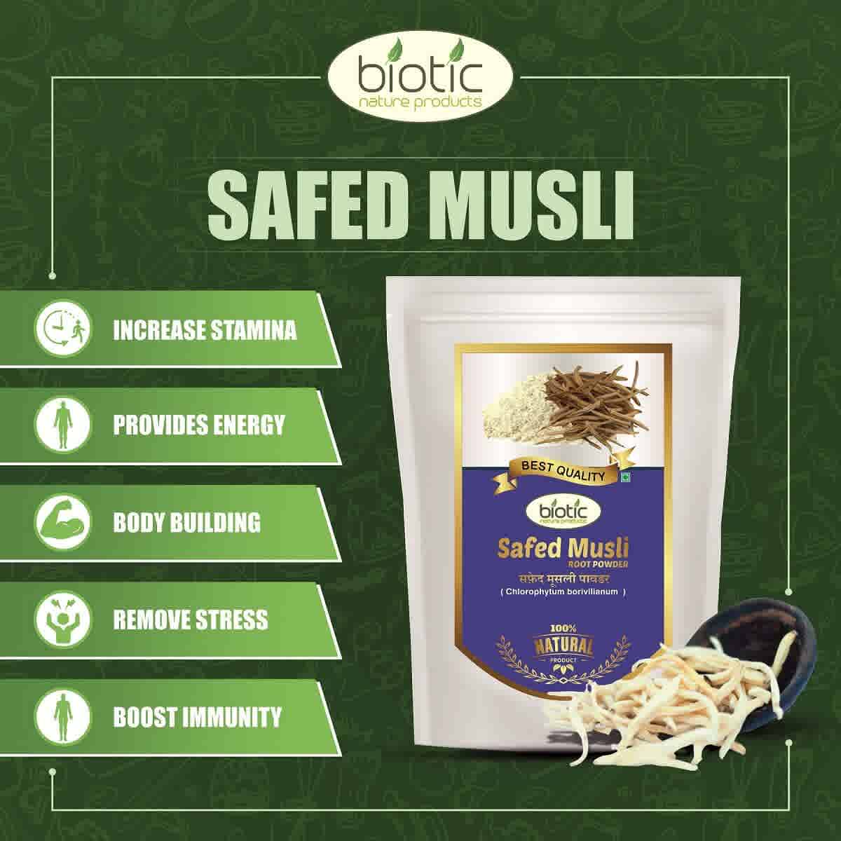 Safed Musli Powder (Chlorophytum borivilianum) सफ़ेद मुसली पाउडर ...