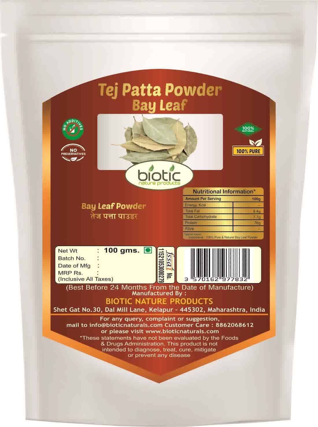 Tej Patta Powder - Bay Leaf Powder - Tejpatta Powder - Bay Leaves ...