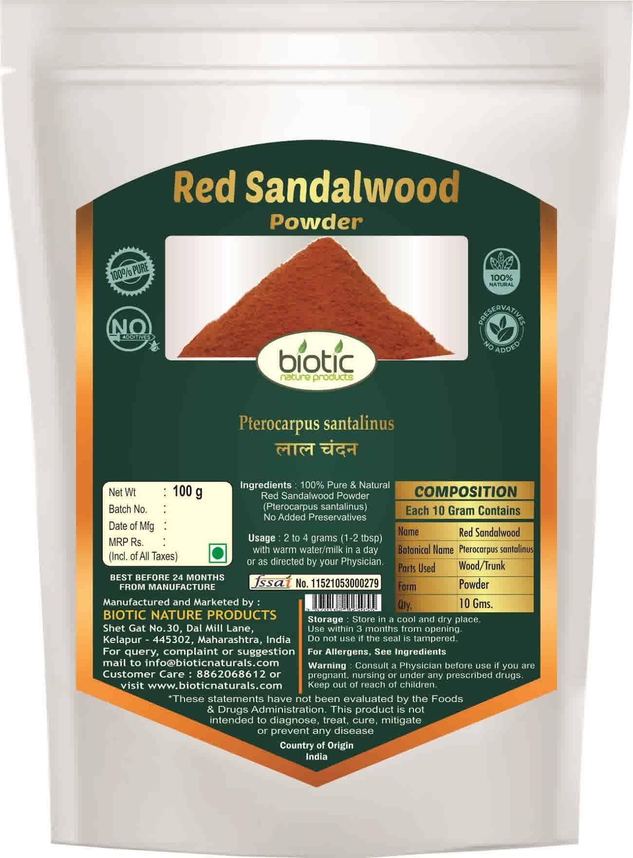 Buy Red Sandalwood Powder Online in India | Herbs Powder for Sun Tan ...