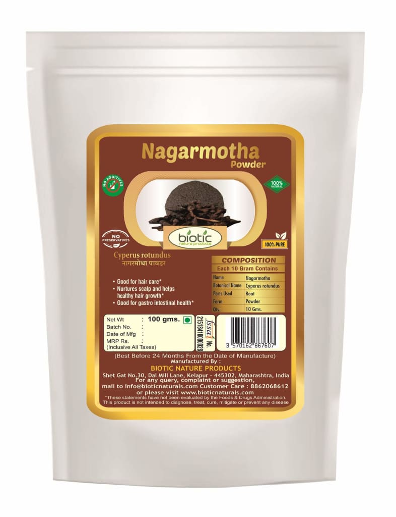 Buy Biotic Nagarmotha Powder Online | Ayurvedic Powder for Skin ...