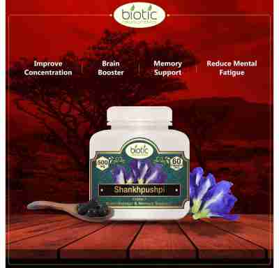 Shankhpushpi Extract Capsules | Biotic Nature Products