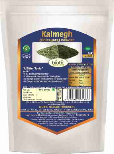 Buy Biotic Kalmegh Powder Online | Chirayata Powder Online | Ayurvedic ...