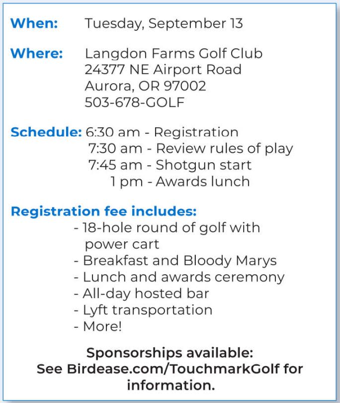 Touchmark Foundation Golf Tournament