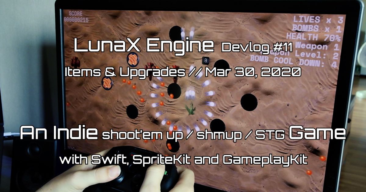 Devlog #11: Items & Weapon Upgrades - Johan Steen