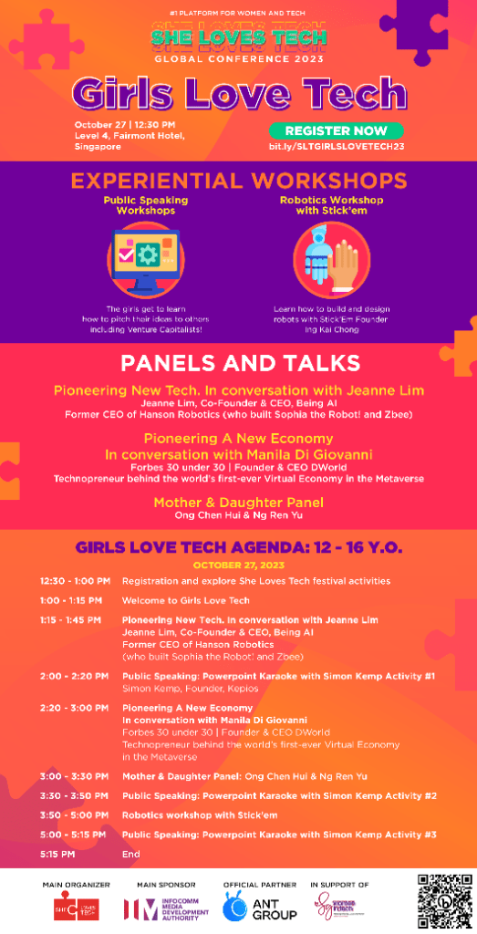 Girls Love Tech | She Loves Tech Global Conference 2023