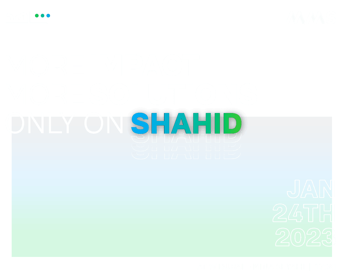 More Impact, More Solutions only on Shahid | Egypt Edition
