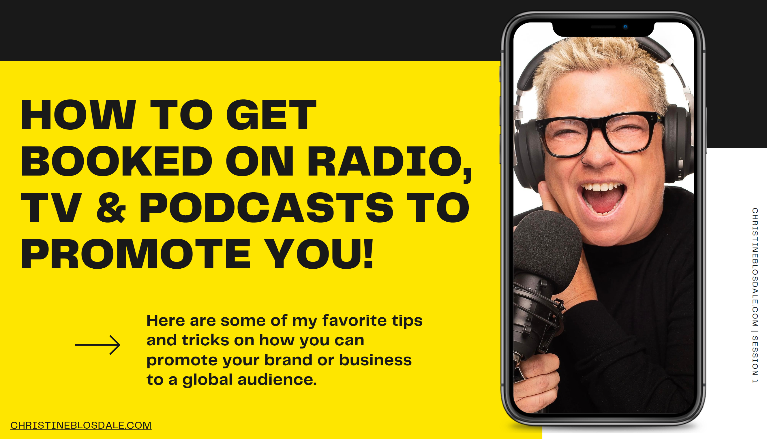 How To Get Booked on Radio, TV and Podcasts!