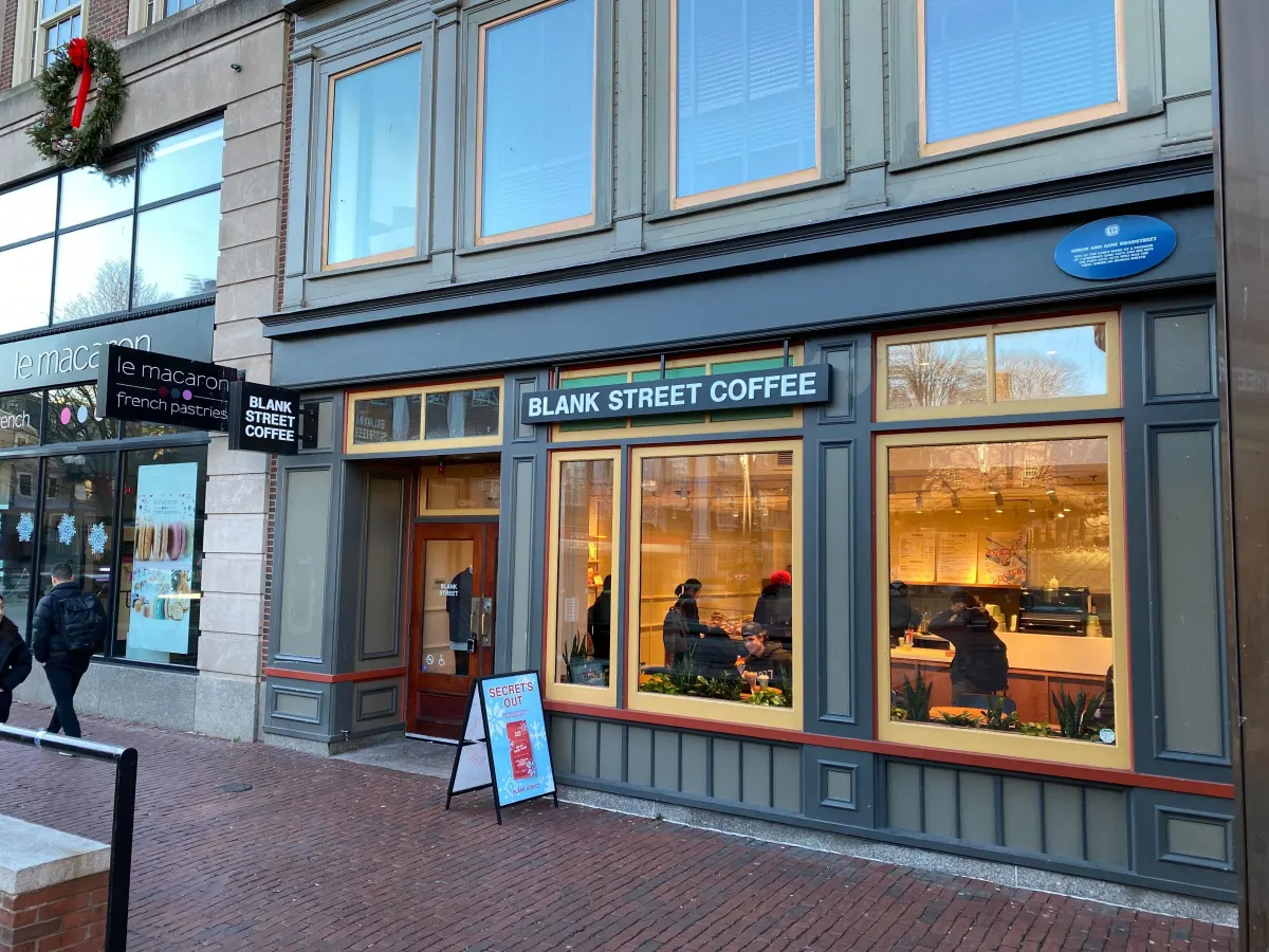 Massachusetts & Dunster St Blank Street Coffee