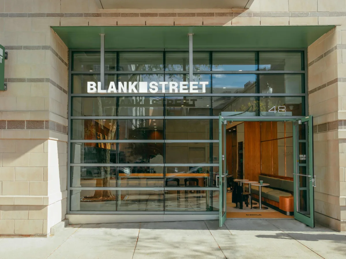 W Broadway & A Street (T Stop) Blank Street Coffee