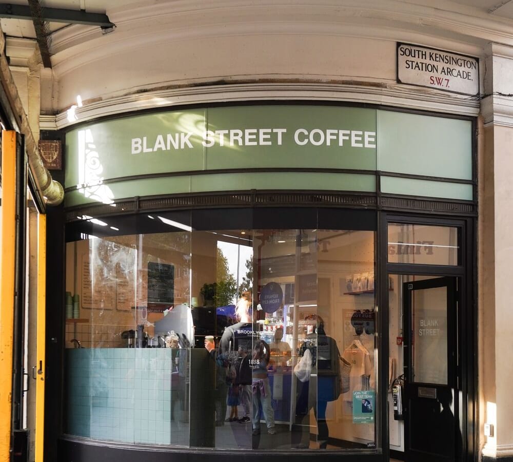 South Kensington Station Blank Street Coffee
