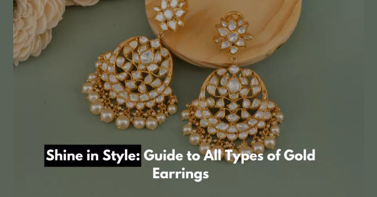 Gold earrings - A fashionable piece of accessory for every occasion ...