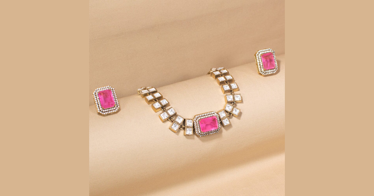 Sabina Premium Necklace Set - Sparsh Collection – Blingvine