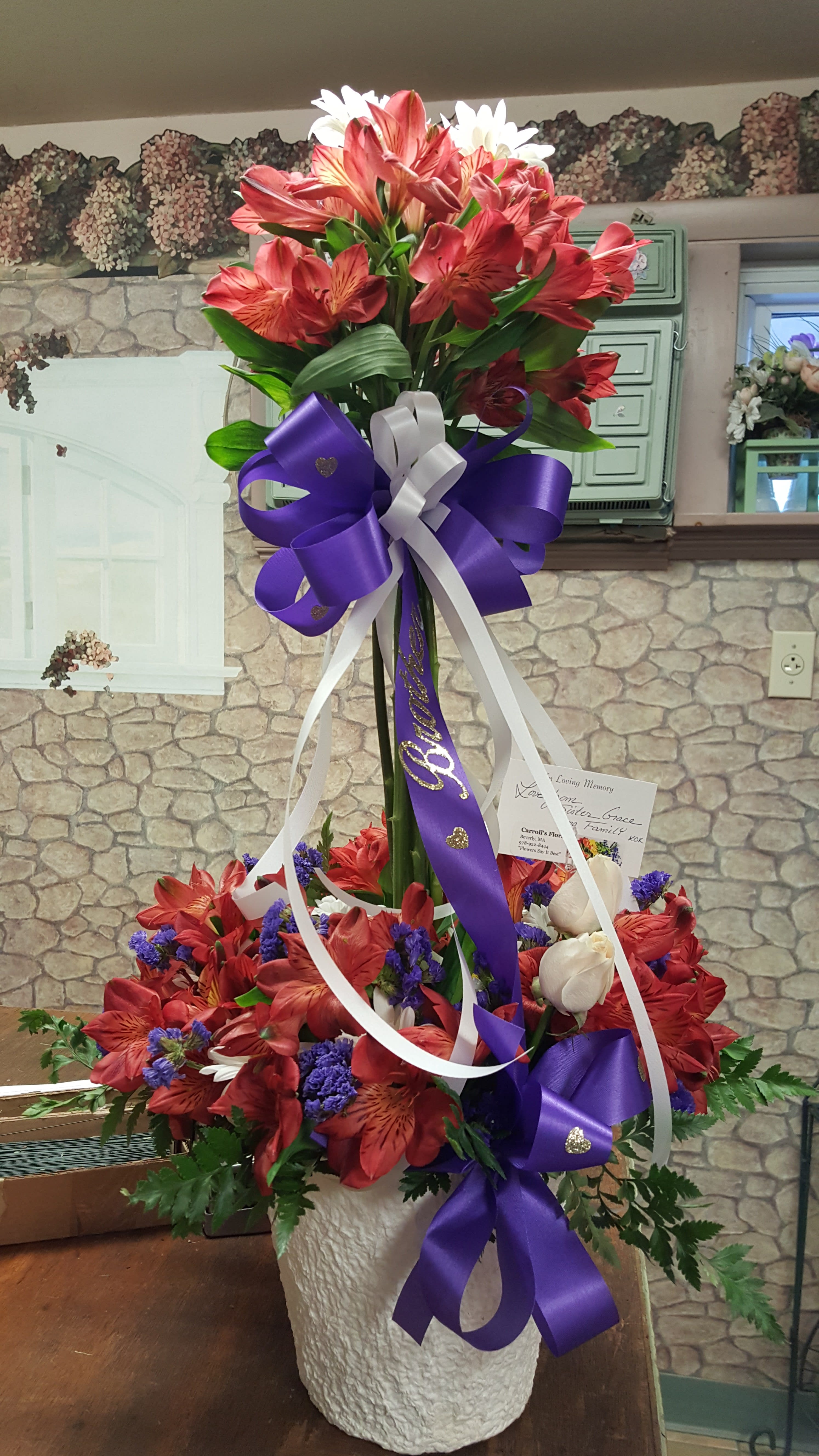 Tall Topiary in Beverly, MA | Carroll's Florist