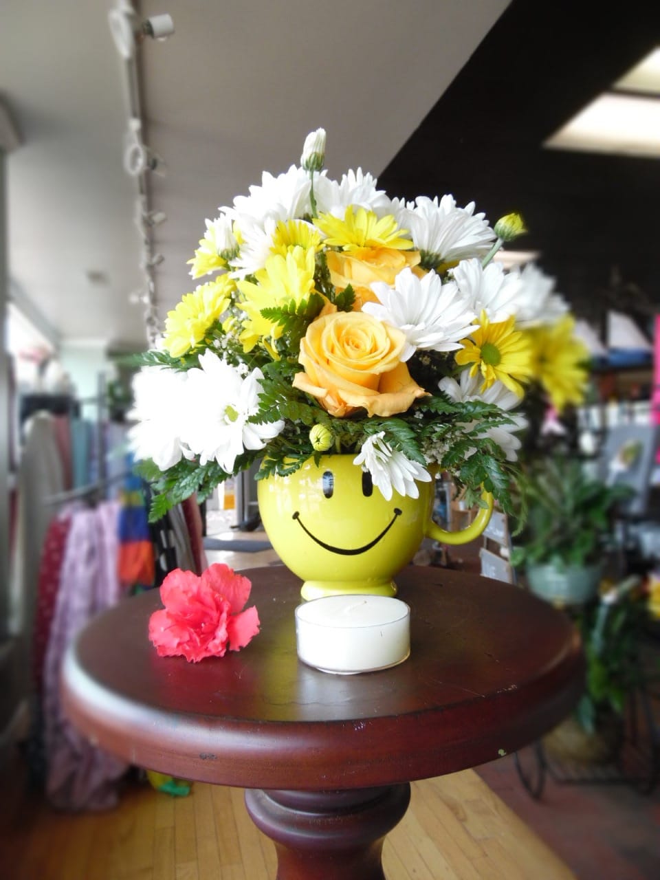 Teleflora's Be Happy Bouquet With Roses in Leavenworth, KS ...