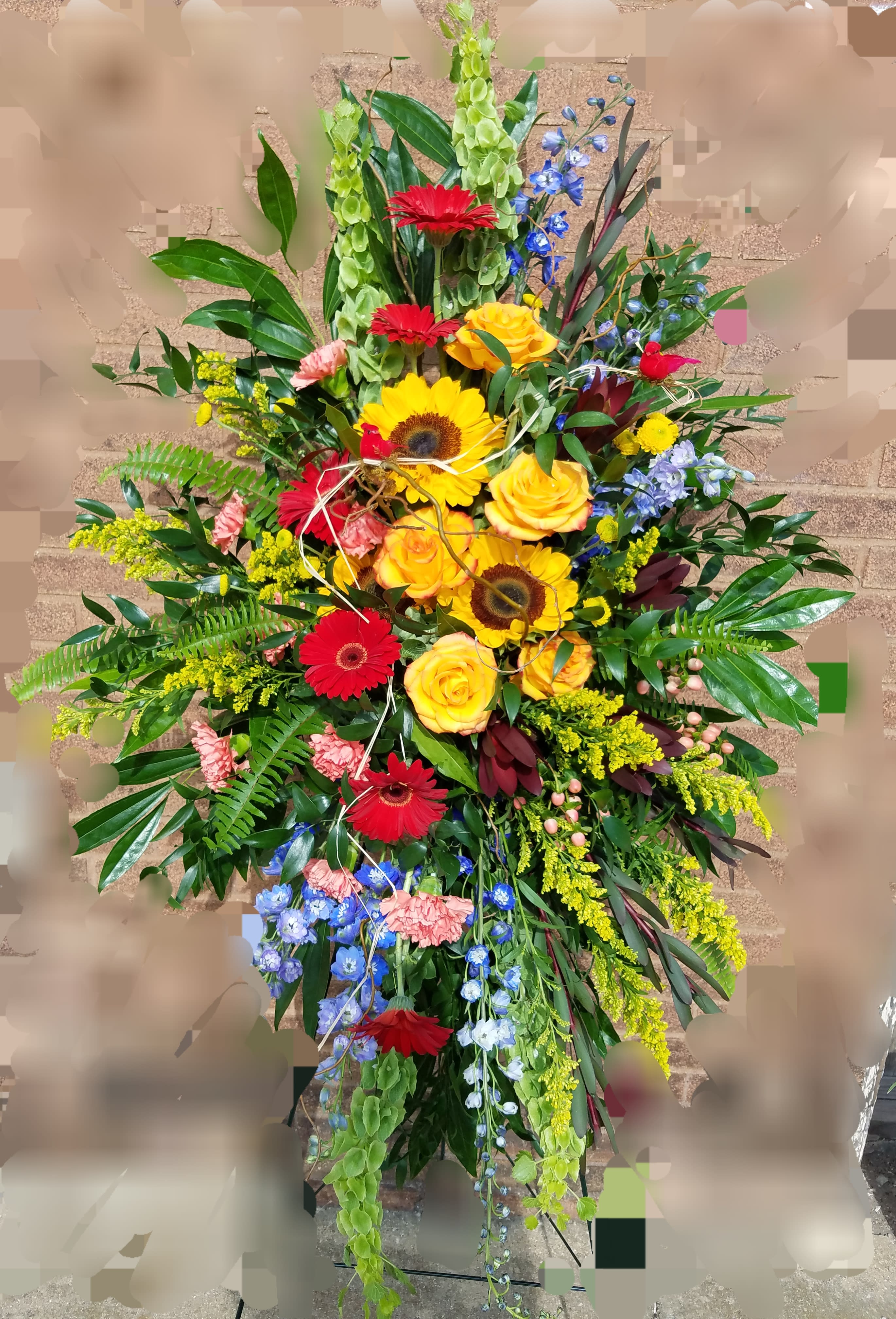 Eckert Florist's Summer Easel Spray in Belleville, IL | Eckert Florist