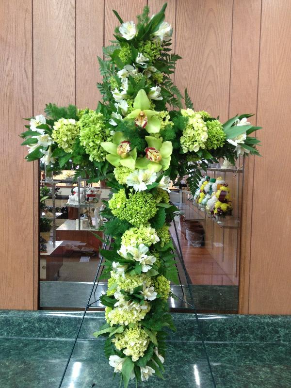 Sympathy Cross in Dorchester, MA | Lopez The Florist