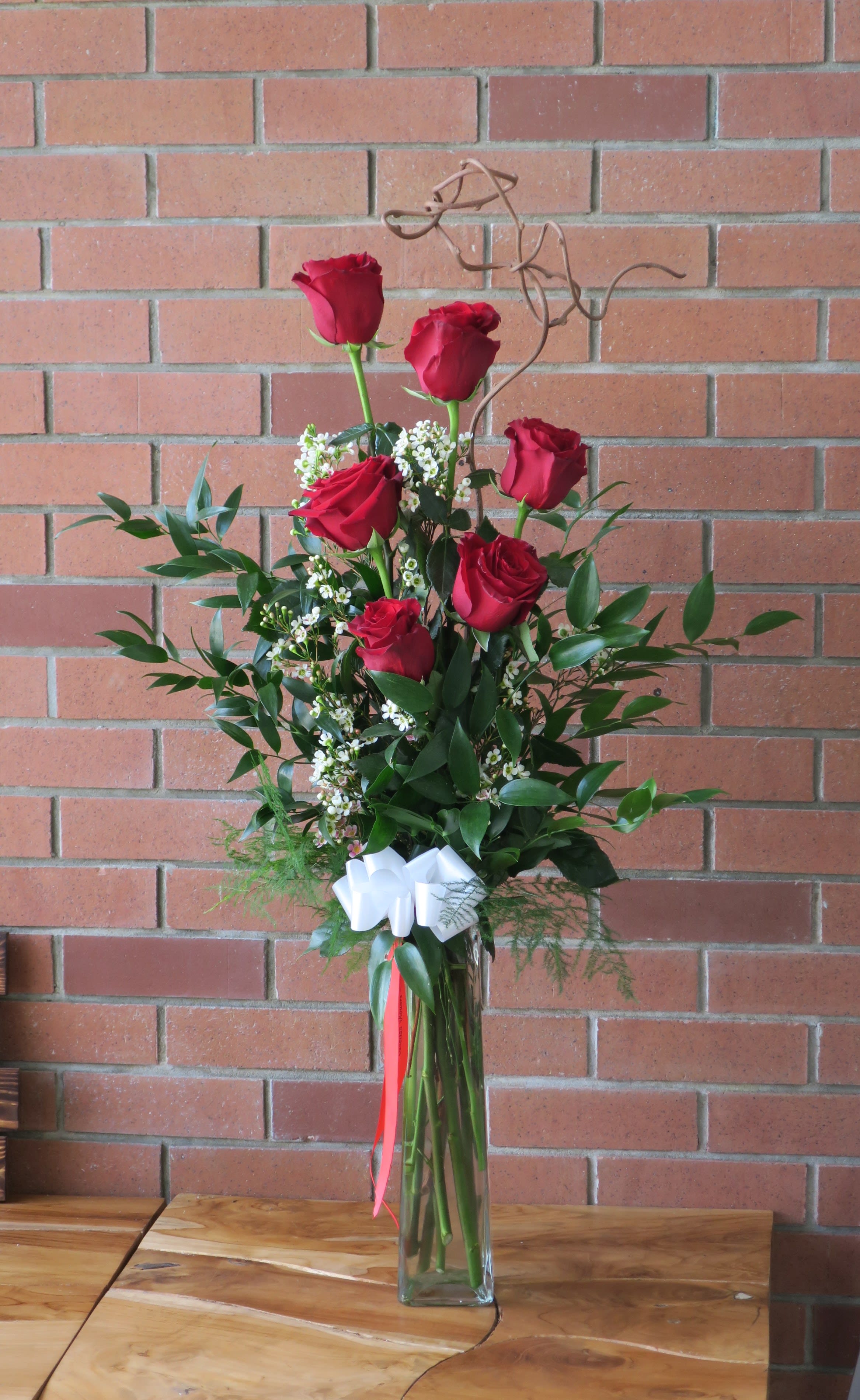 Half A Dozen Long Stem Roses in Venice, FL | Venetian Flowers