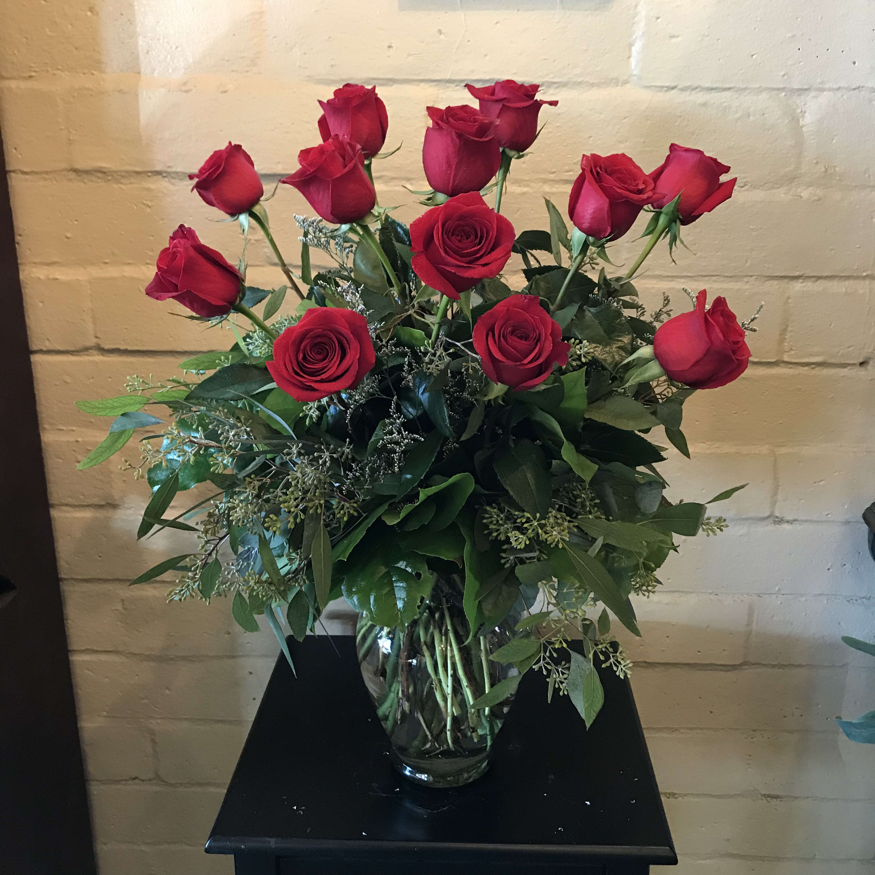 1 Dozen Red Roses in Tustin, CA | Saddleback Flower Shop