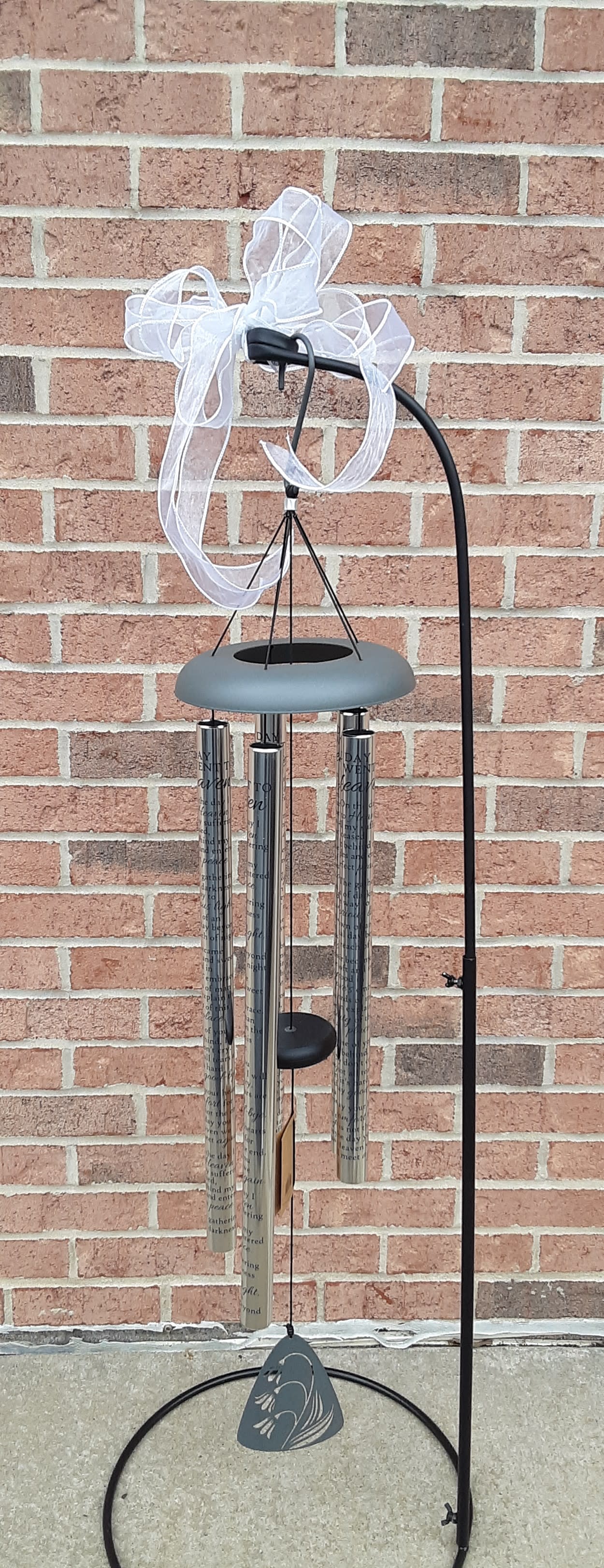 44 Inch Large Wind Chime DISPLAYED ON STAND: TTHE LORD'S PRAYER in ...