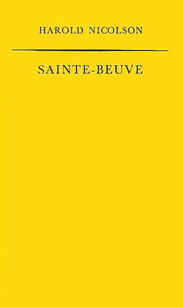 Sainte-Beuve: : Praeger