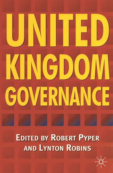 United Kingdom Governance: : Robert Pyper: Red Globe Press