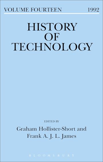 History of Technology Volume 14: : History of Technology Graham ...