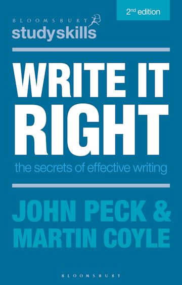 Write it Right: The Secrets of Effective Writing: Bloomsbury Study ...
